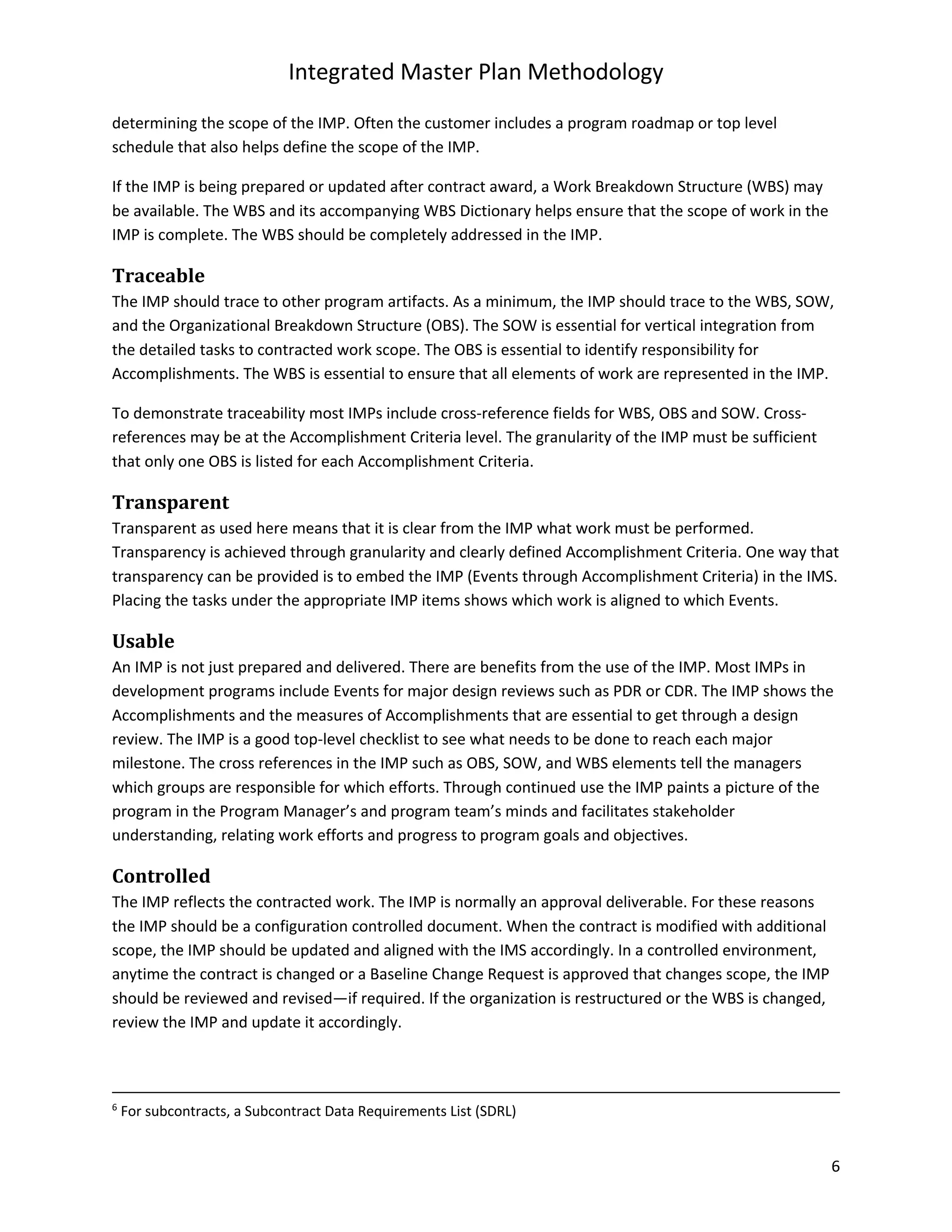 Integrated master plan methodology (v2) | PDF