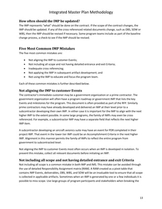 Integrated master plan methodology (v2) | PDF