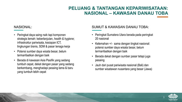 TOBA INTEGRATED MASTERPLAN | PPTX