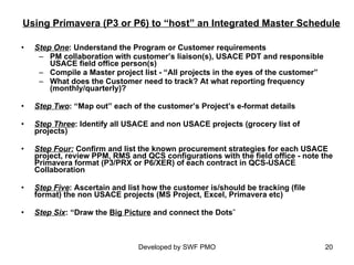 Integrated Master Schedule | PPT