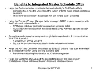 Integrated Master Schedule | PPT