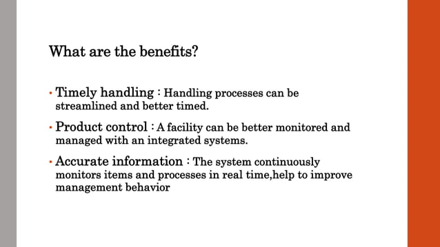 INTEGRATED MATERIAL HANDLING SYSTEMS by tharun kumar.pptx