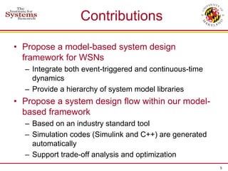 Integrated modeling and simulation framework for wireless sensor networks | PPT