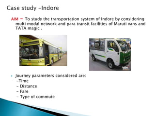 Integrated multi modal transportation system | PPTX