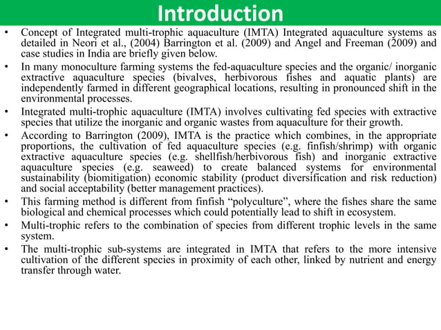Integrated Multi-Trophic Aquaculture(IMTA) its applications by B.pptx