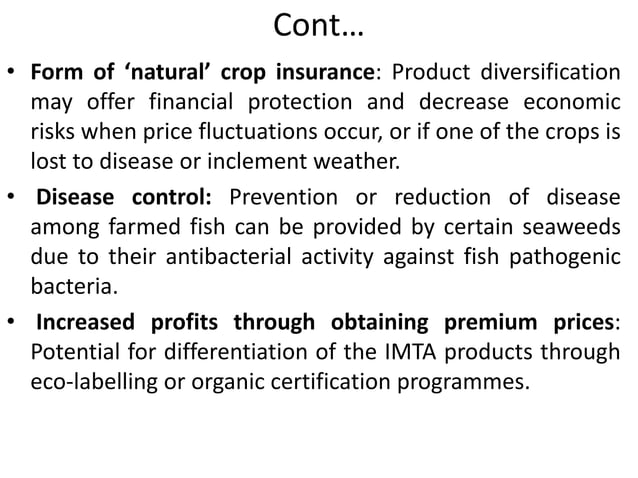 Integrated Multi-Trophic Aquaculture(IMTA) its applications by B.pptx