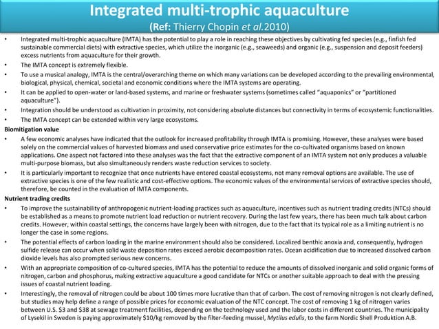 Integrated Multi-Trophic Aquaculture(IMTA) its applications by B.pptx