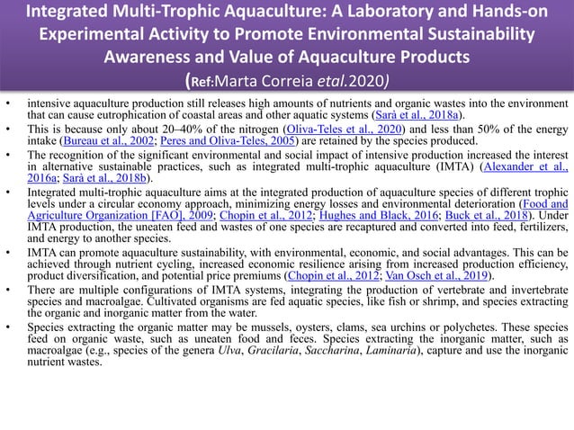 Integrated Multi-Trophic Aquaculture(IMTA) its applications by B.pptx