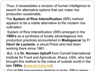 Integrated nutrient management approaches under system of rice ...