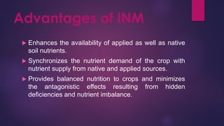 Integrated nutrient management (inm) | PDF
