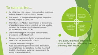 Integrated occupational therapy.managers meeting.17.11.2020
