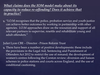 Integrated offender management | PPTX