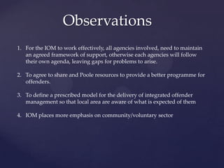 Integrated offender management | PPTX