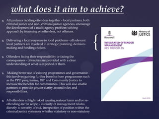 Integrated offender management | PPTX