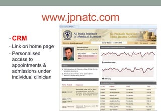 Integrated online portal for aiims trauma centre | PPT