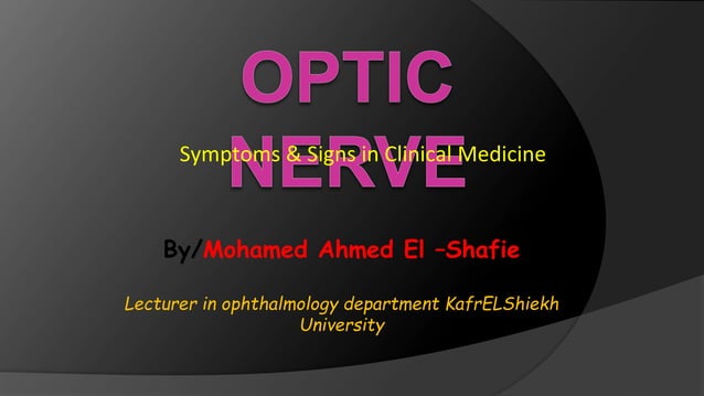 integrated optic nerve.pptx