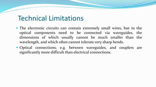 Integrated optics devices | PPTX | Computer Networking | Computing