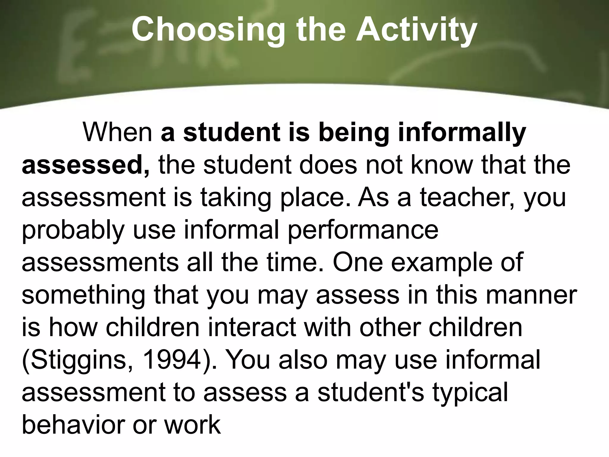 Integrated performance assessment ppt | PPTX