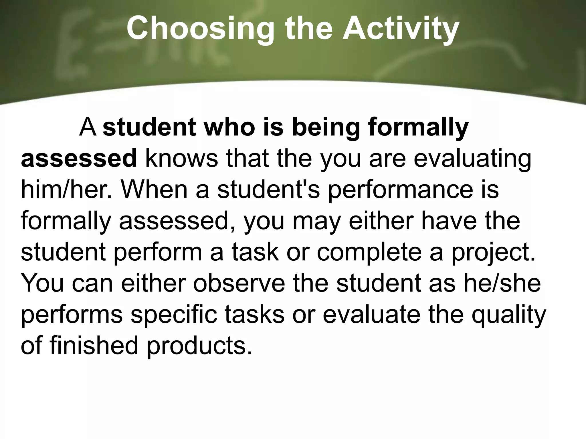 Integrated performance assessment ppt | PPTX