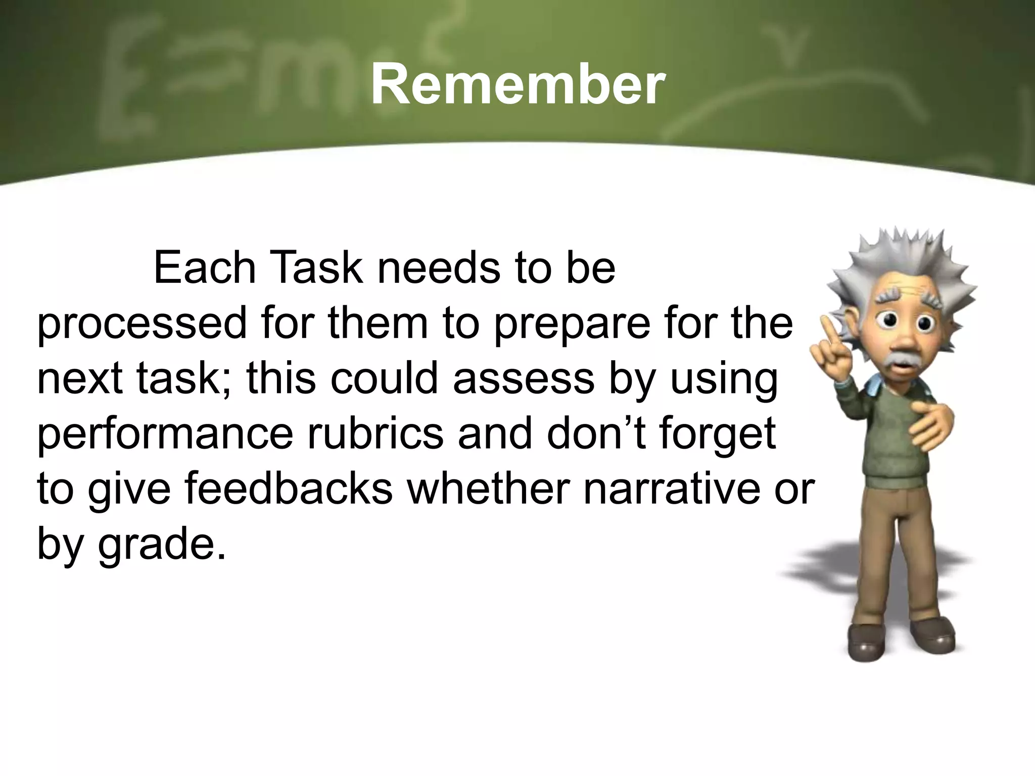 Integrated performance assessment ppt | PPTX