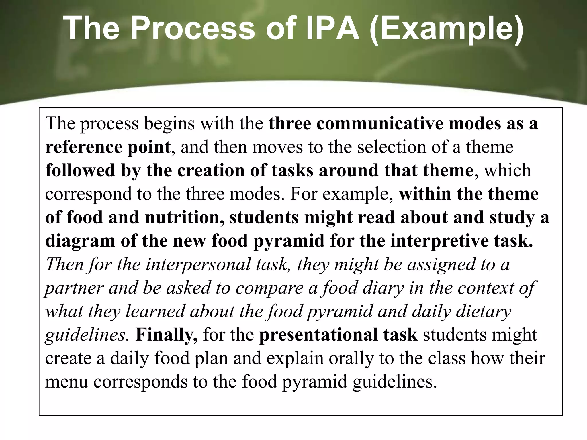 Integrated performance assessment ppt | PPTX