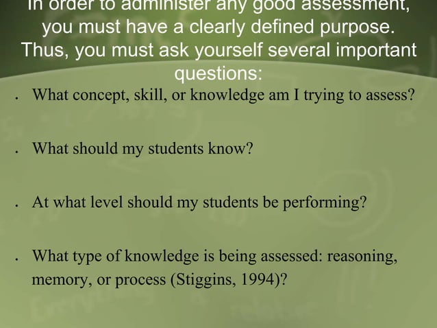 Integrated performance assessment ppt | PPTX | Educational Assessment ...