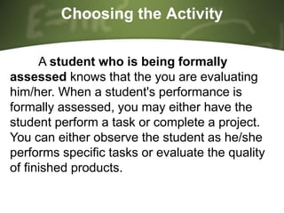 Integrated performance assessment ppt | PPTX