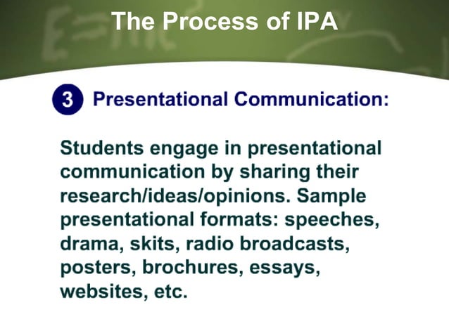 Integrated performance assessment ppt | PPTX | Educational Assessment ...