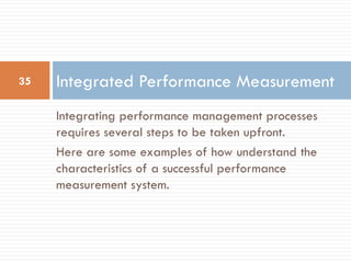 Integrated Performance Management | PDF
