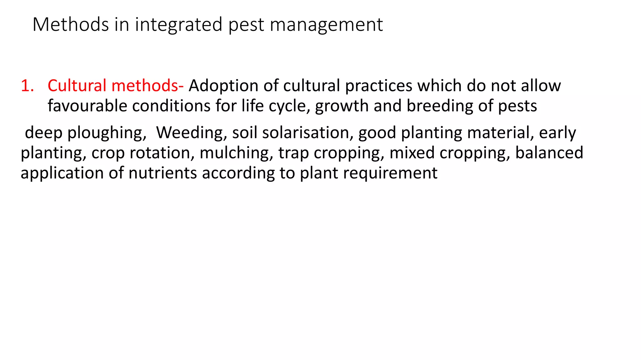 Integrated pest and disease management (ipdm) | PPTX