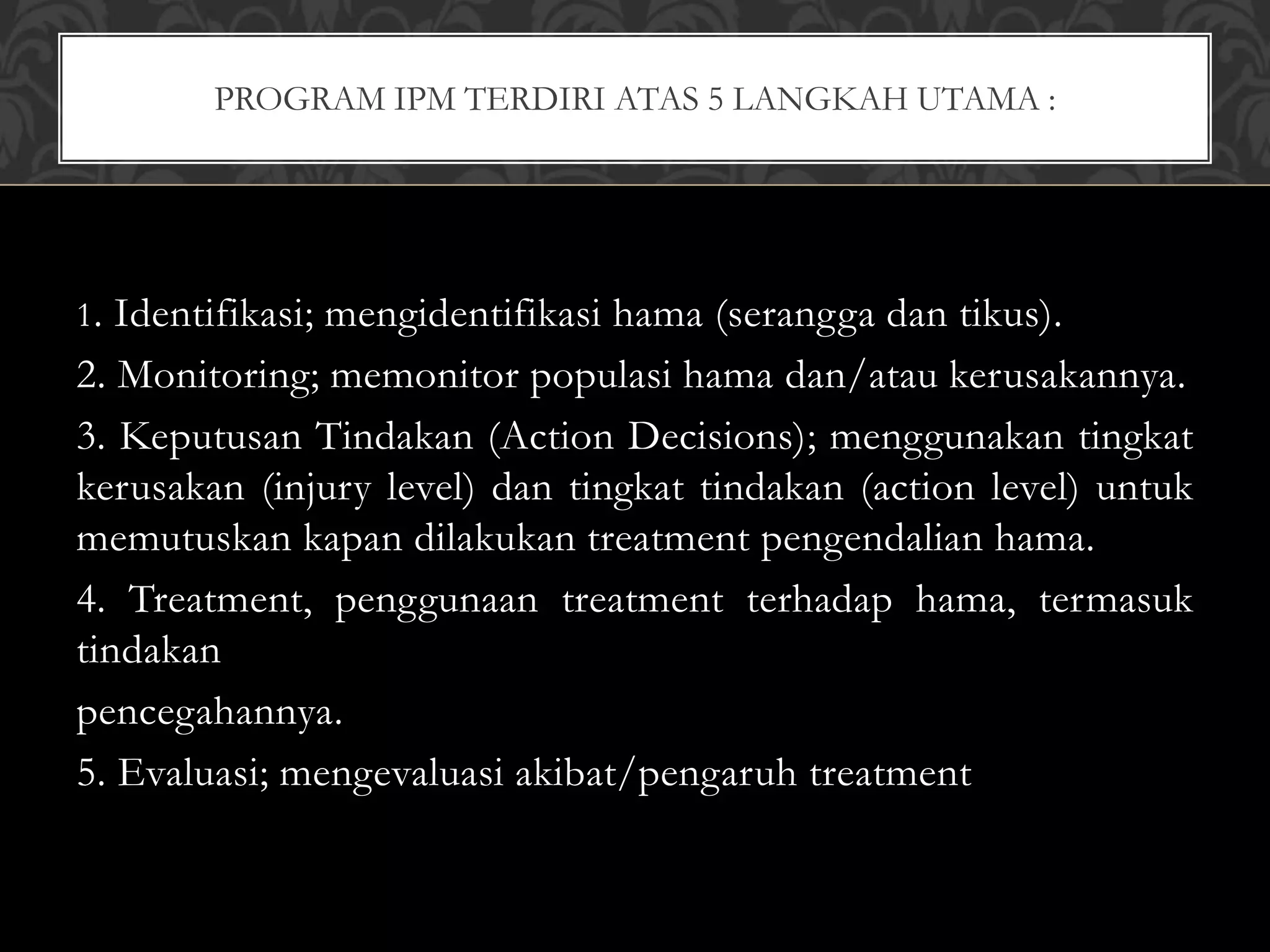 Integrated pest management | PPTX