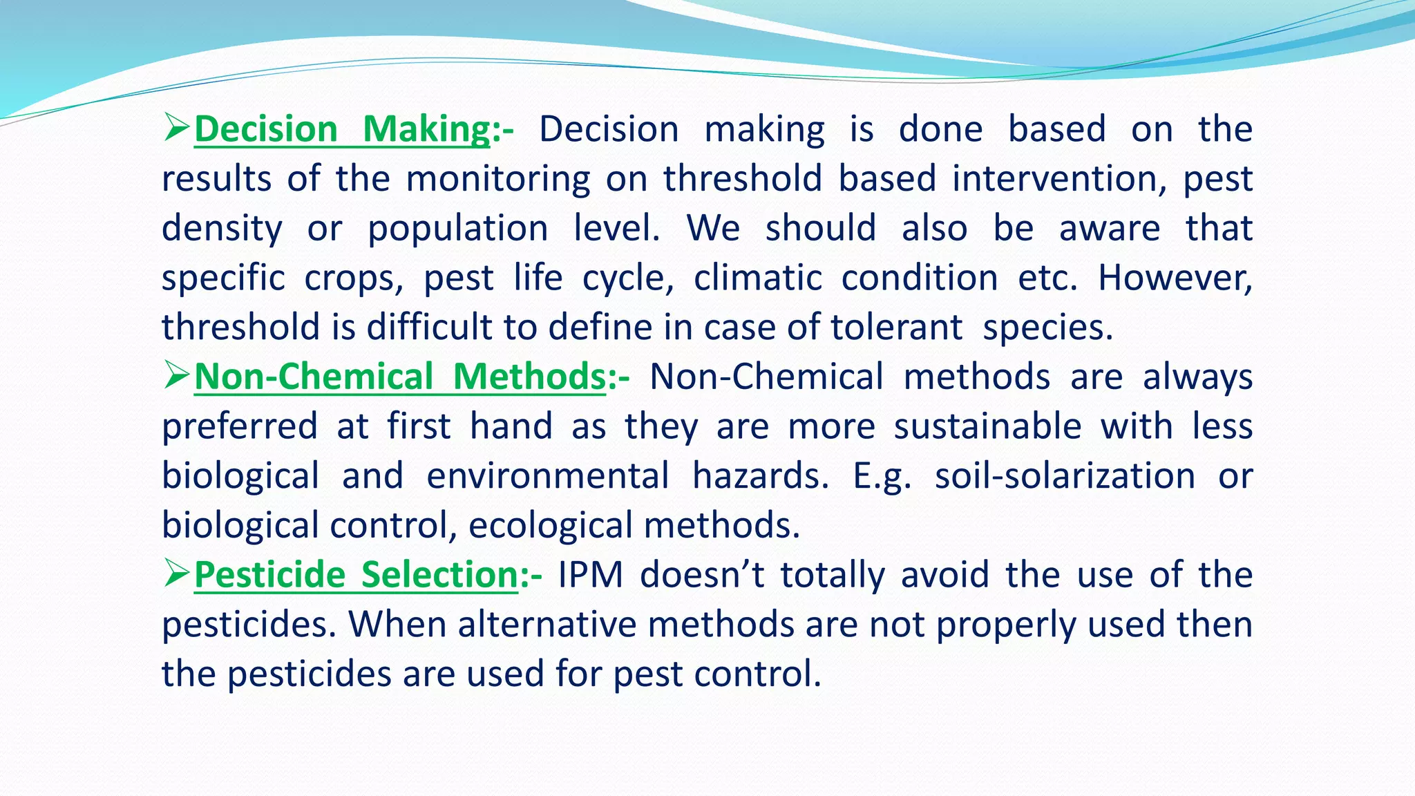 Integrated Pest Management (IPM) | PPTX