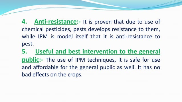 Integrated Pest Management (IPM) | PPTX