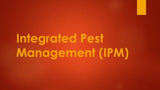 Integrated Pest Management (IPM) | PDF