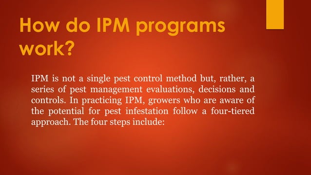 Integrated Pest Management Ipm Ppt