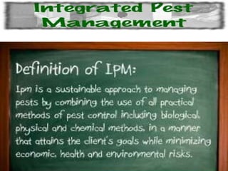 Integrated pest management | PPTX