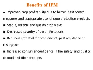 Integrated pest management | PPTX