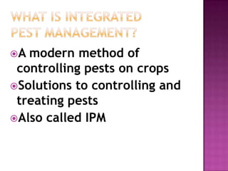 Integrated pest management_1_ | PPTX