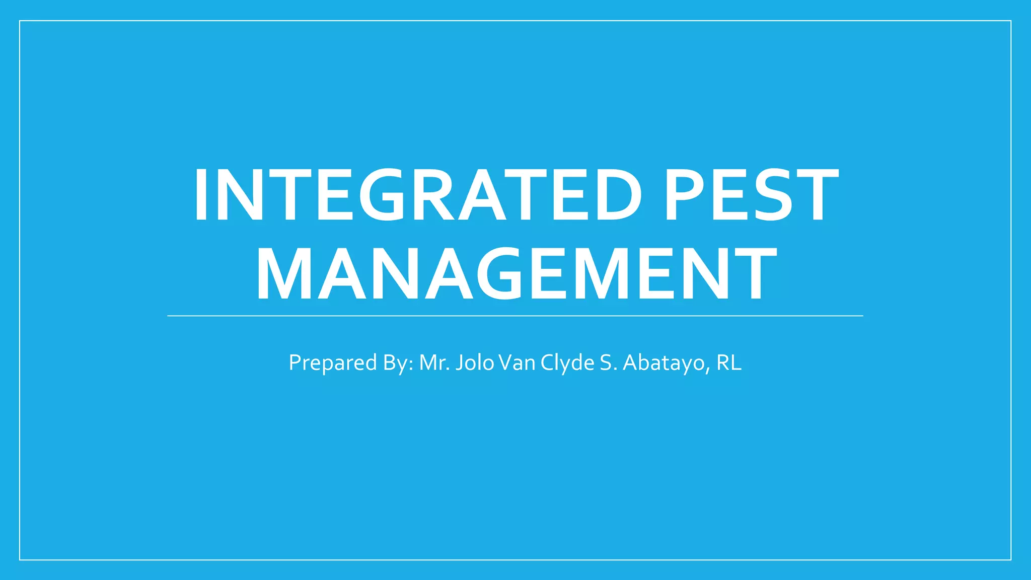 Integrated Pest Management in Libraries, Archives, and Museums | PPTX