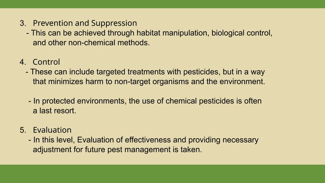 Integrated Pest Management In Natural and Protected Environment ...