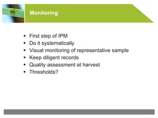 Integrated pest management (IPM) | PPTX | Agriculture | Industries