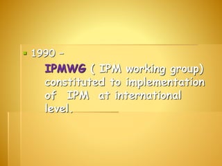 Integrated pest management (ipm) | PPTX