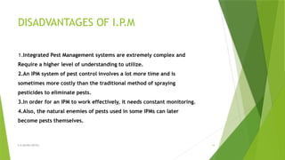 INTEGRATED PEST MANAGEMENT K R. pptx | PPTX