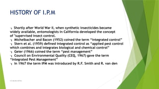 INTEGRATED PEST MANAGEMENT K R. pptx | PPTX