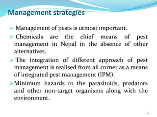 Integrated pest management of fruit fly (bactrocera cucurbitae ) in ...