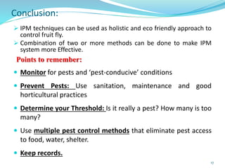Integrated pest management of fruit fly (bactrocera cucurbitae ) in vegetables crops nepal,himal ...