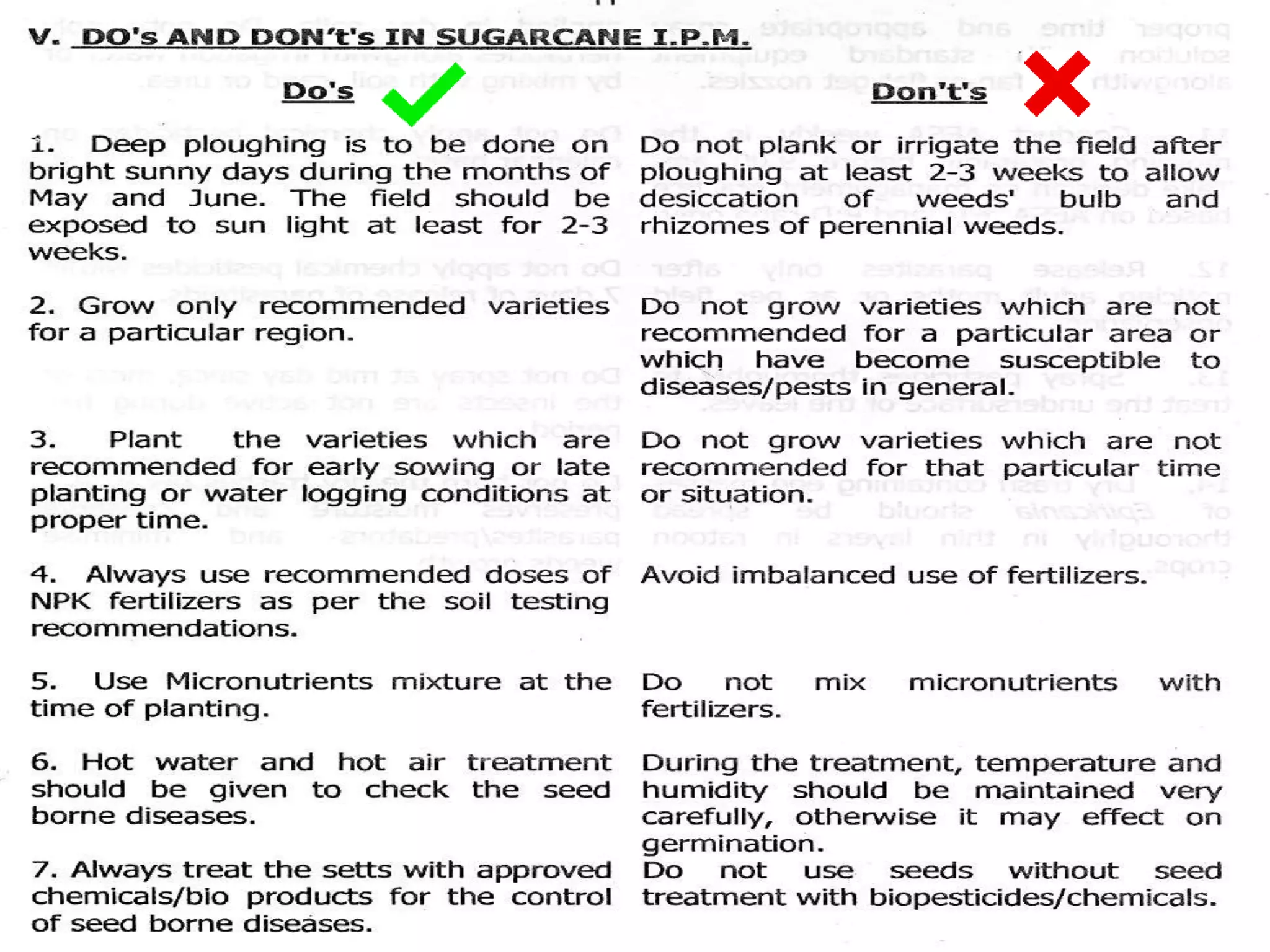 Integrated Pest Management of Sugarcane | PPTX