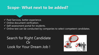 Integrated placement portal | PPTX