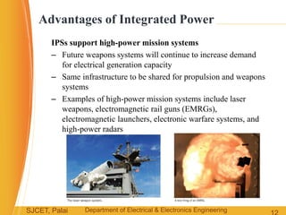 Integrated power systems For Continuity Of Electrical power In NAVY | PPTX