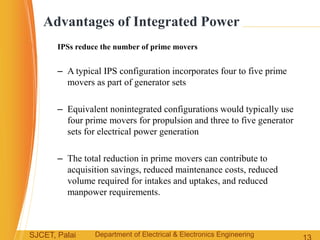 Integrated power systems For Continuity Of Electrical power In NAVY | PPTX